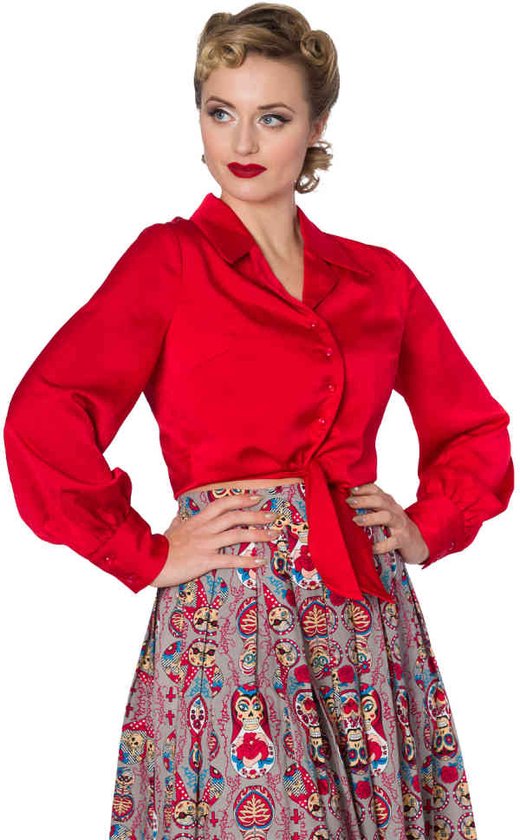 Dancing Days Blouse -M- SUAVE Rood | bol.com