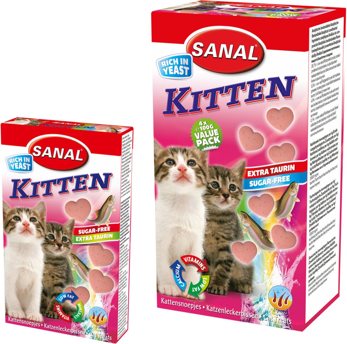 Sanal Cat Kitten Snacks - Kattensnoepjes - 30gr - 40 stuks | bol.com
