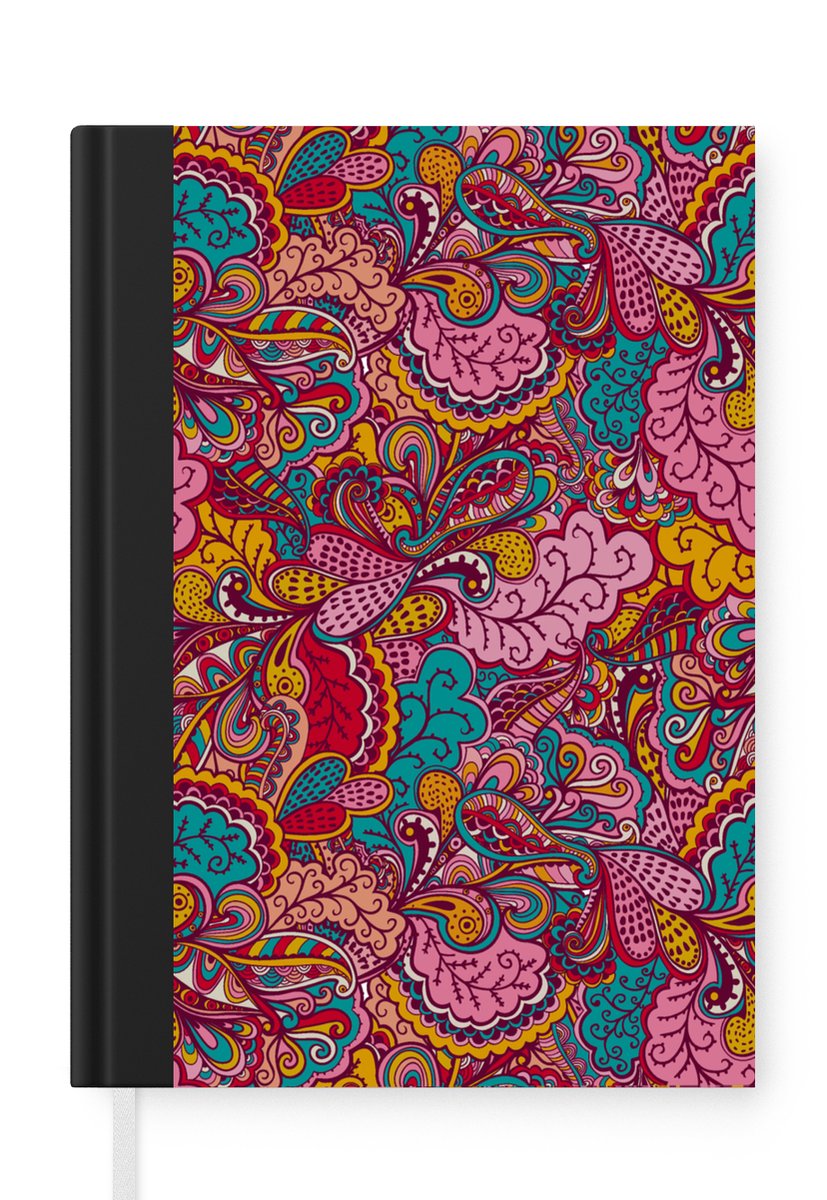 Carnet - Carnet d'écriture - Motifs - Design - Fantasy - Rouge - Rose ...
