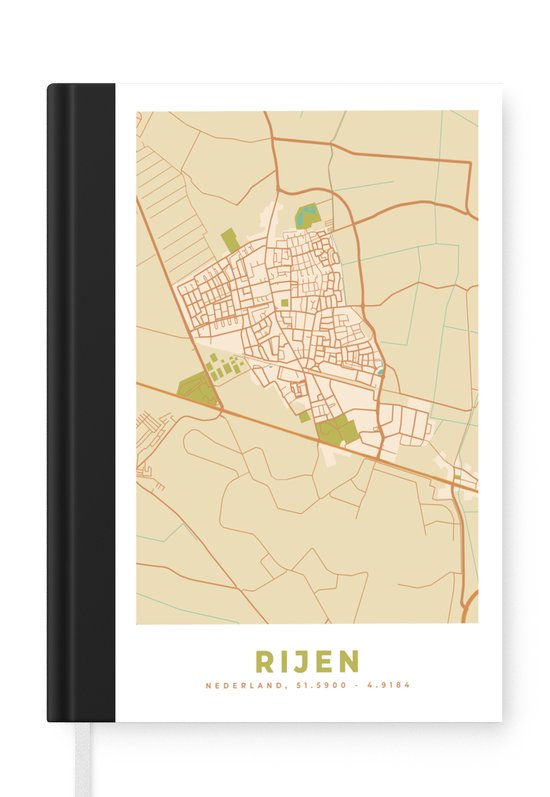Notitieboek - Schrijfboek - Kaart - Plattegrond - Stadskaart - Rijen ...