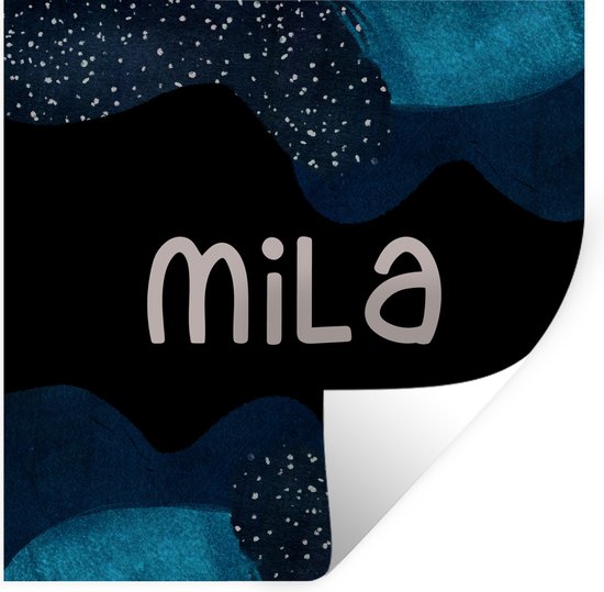 Muurstickers - Sticker Folie - Mila - Pastel - Meisje - 100x100 cm ...