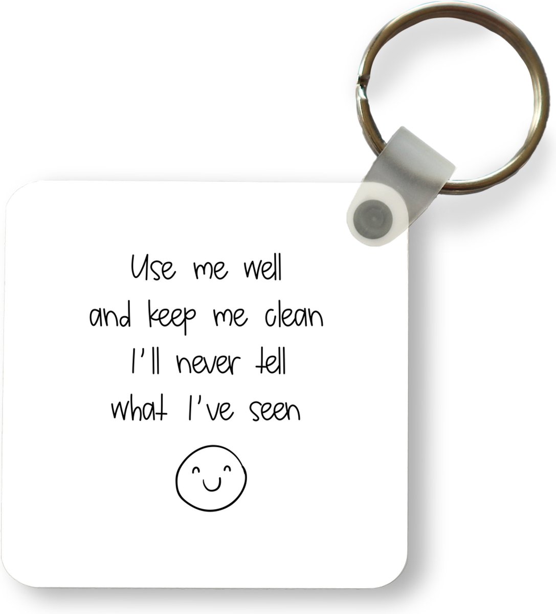 Sleutelhanger - Uitdeelcadeautjes - Spreuken - Quotes - Use me well and ...