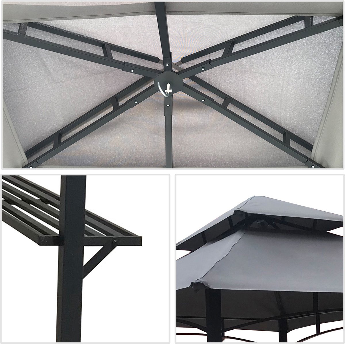 MaxxGarden Barbecue overkapping - Partytent Feesttent Paviljoen - 2,3x1 ...