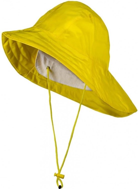 Gele zuidwester / regenhoed van BMS L | bol