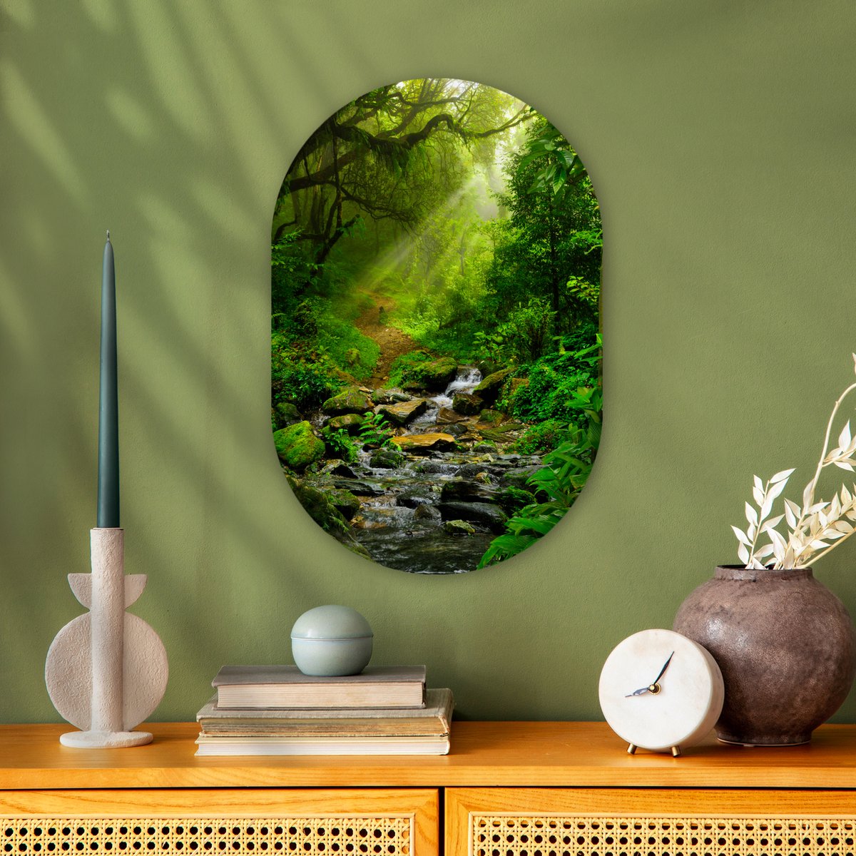 Ovale Mural - Ovale Mural - Décoration murale Plastique - Tableau Ovale ...