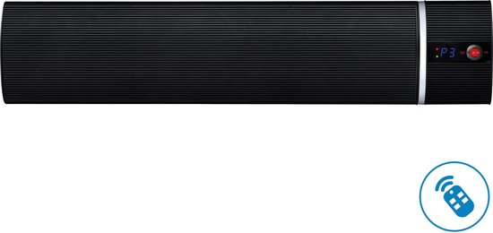 PURLINE HEATY EX BLACK Infraroodverwarming 1800W buiten met IP55 | bol.com