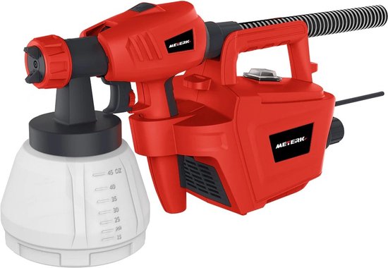 Elektrische Verfspuit - 800W - 1300ml - 3 Nozzle Maten - Verfpistool ...