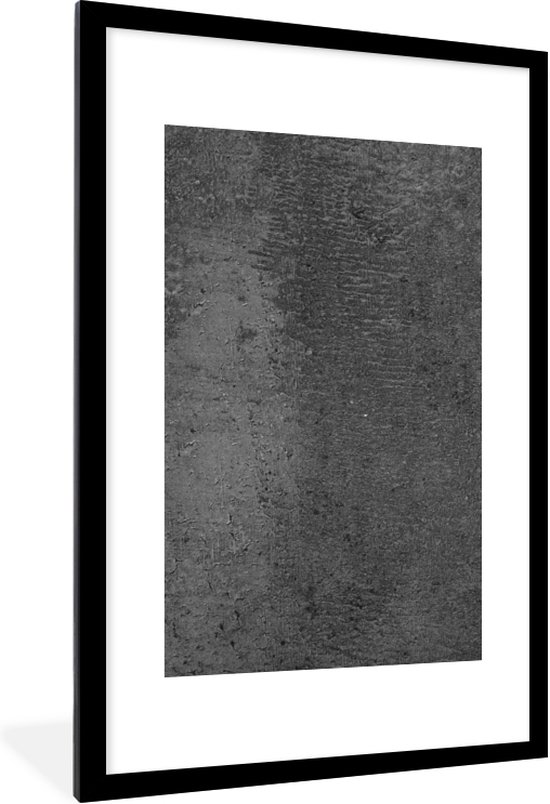Fotolijst incl. Poster - Structuur - Beton - Grijs - Industrieel ...
