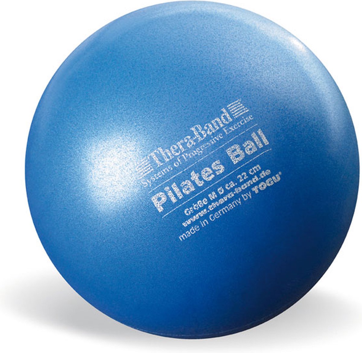 Theraband Fitnessbal Pilates Ball - Blauw - 22 cm in doorsnee | bol.com