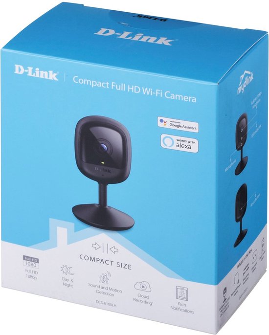 IP camera D-Link DCS-6100LH 1080 px Black | bol