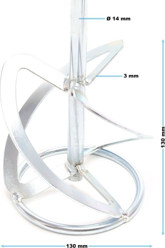Beton- en cementmmenger verfmenger met 700 omw/min. gelijkmatig roeren ...