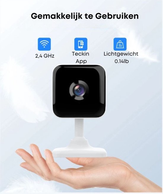 Teckin Beveiligingscamera's | 2 stuks met 128 gb geheugenkaart - Home ...