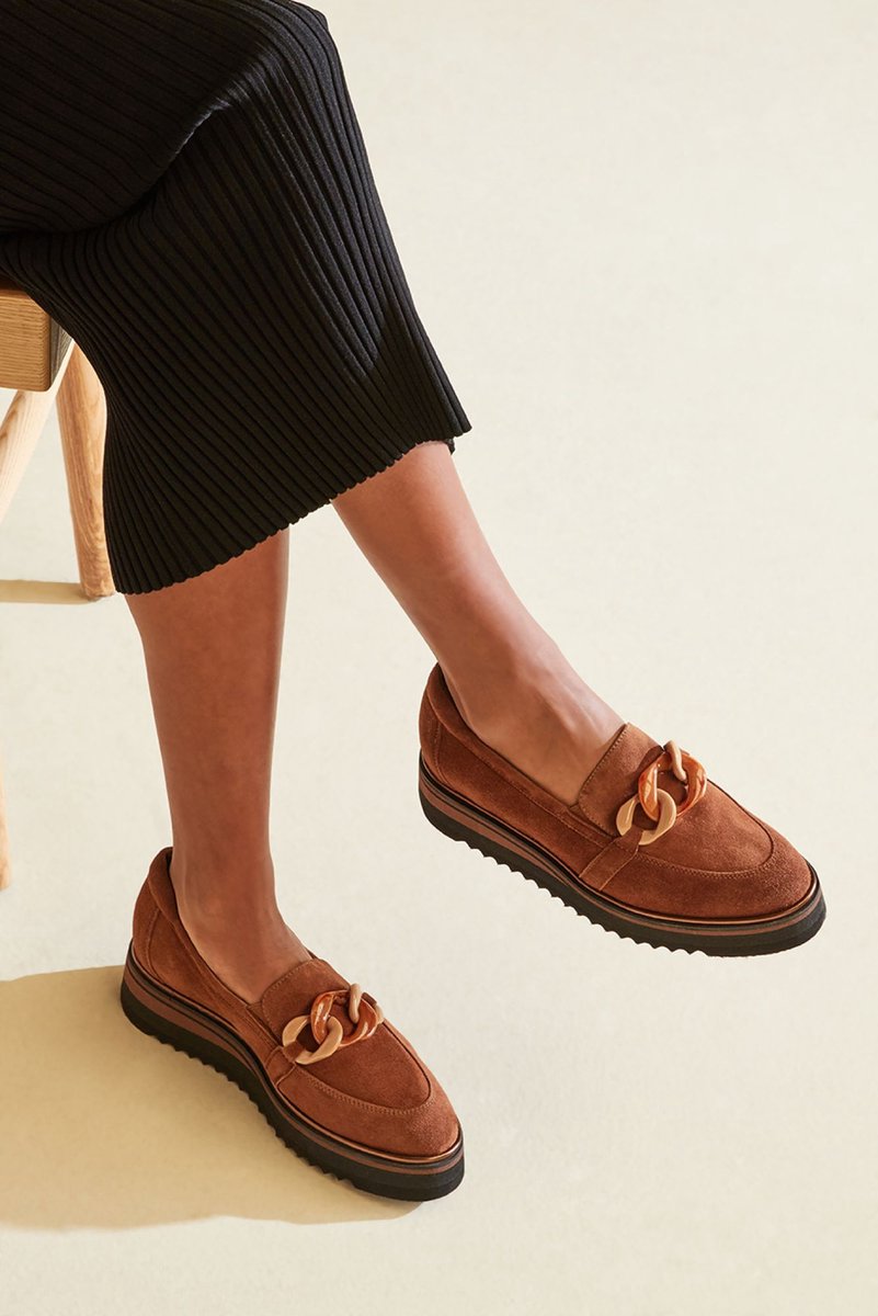 Softwaves Instappers Dames - Instapschoenen / Damesschoenen - Suède - 8 ...