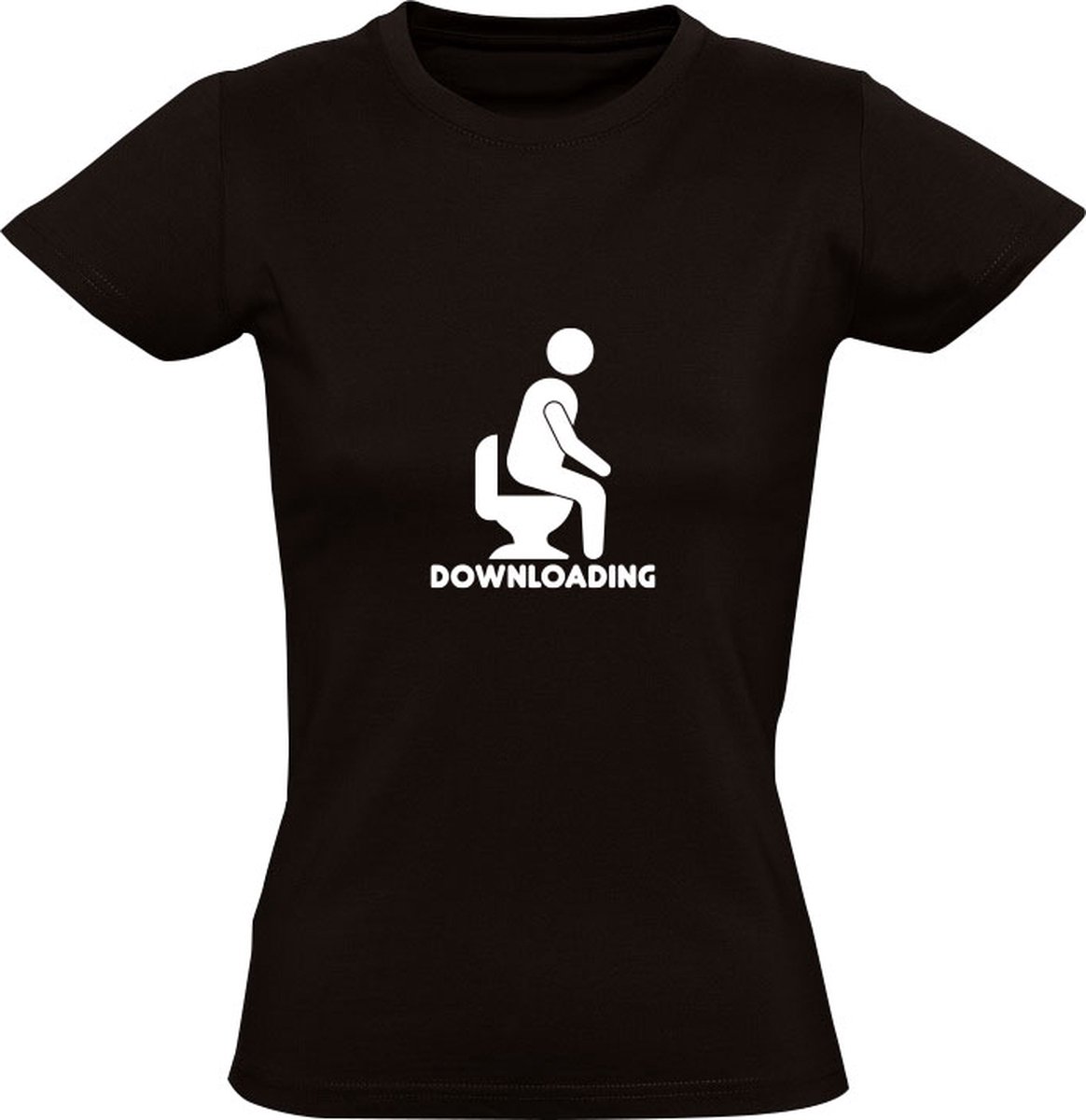Downloading Dames T-shirt | WC | toilet | poepen | schijten | kak ...
