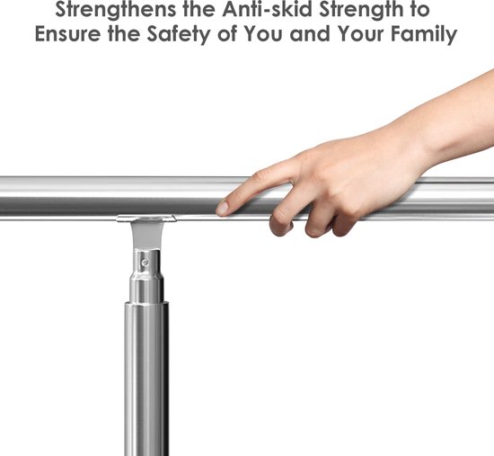 Trapleuning edelstaal spijlen balustrade leuning voor binnen en buiten ...