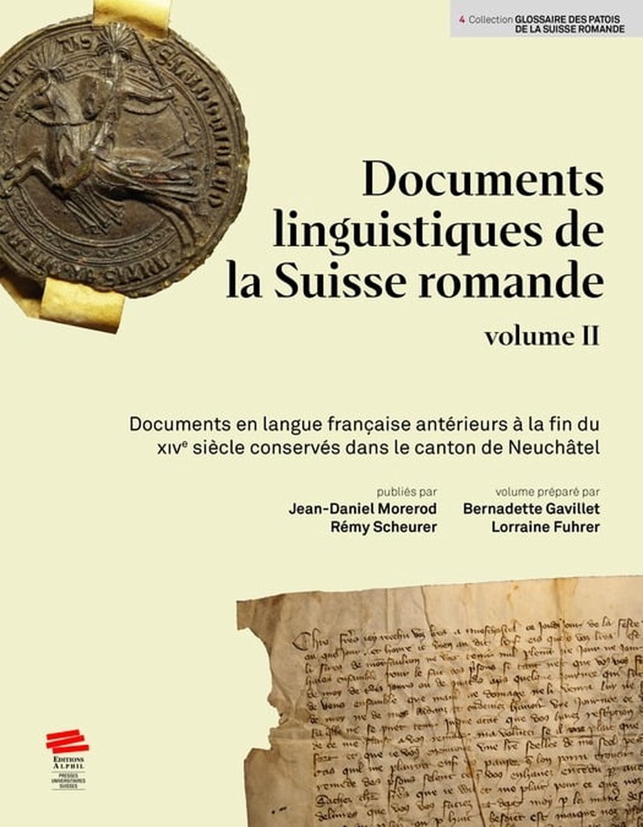 Glossaire des patois de la Suisse romande - Documents linguistiques de ...