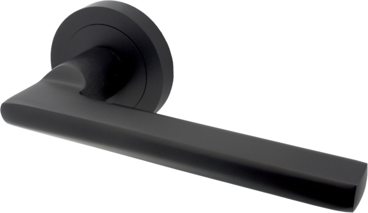 Deurklink Sienna - Zwart - Ø50mm + Complete set voor badkamers - Inclusief WC... | bol