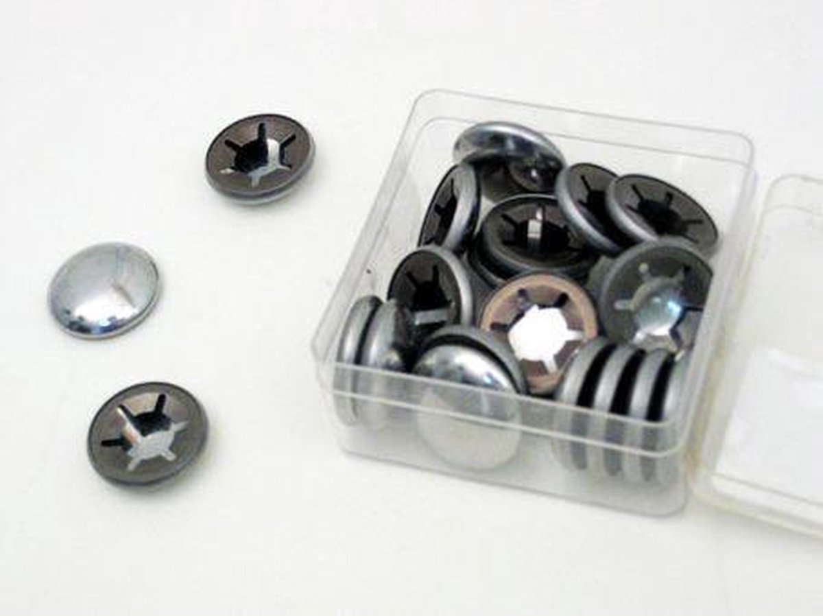 Asborgring / starlocks met kap Bofix 10mm (25 stuks) | bol.com