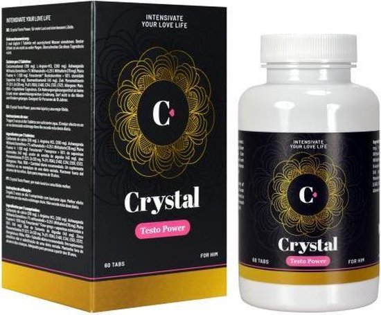 Crystal - Testo Power Testosteron Verhogende Tabletten - 60 st | bol.com