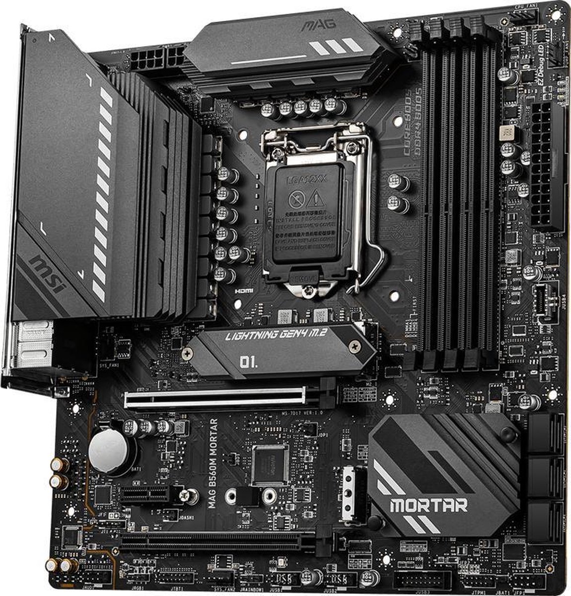 MSI MAG B560M MORTAR moederbord Intel B560 LGA 1200 micro ATX | bol.com