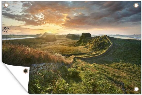 Tuinposter - Tuindoek - Tuinposters buiten - De historische Muur van ...