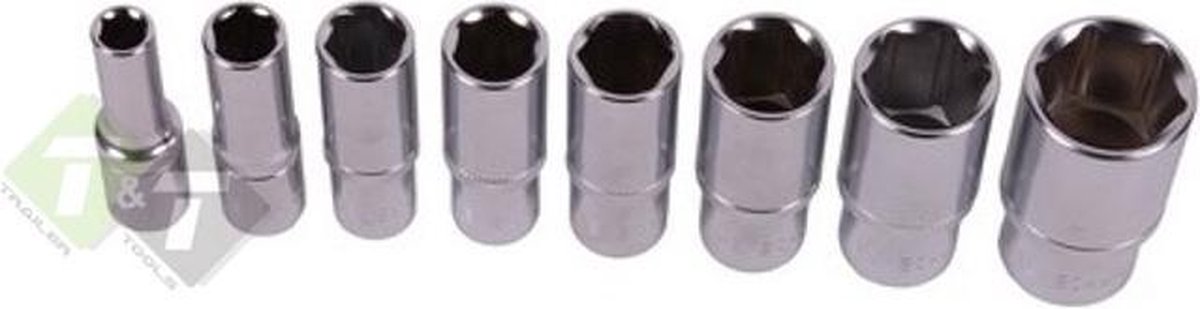 Dop zeskant - Lange dop - 12mm - 1/2 duims aansluiting - Seneca | bol.com