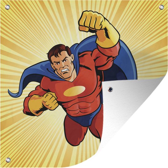 Tuindoek Een illustratie van een superheld - Jongens - Jongetje ...