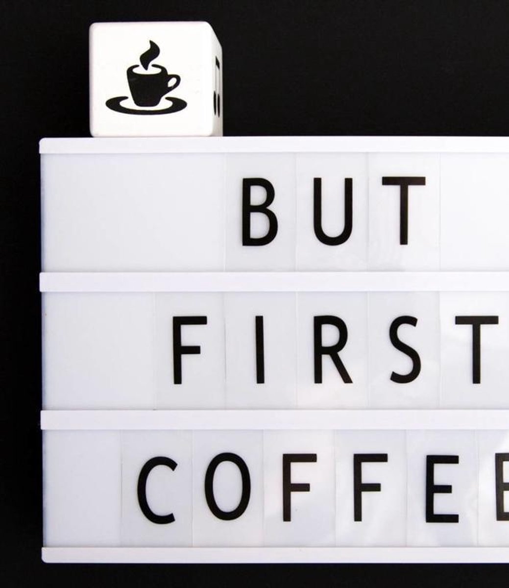 Cotton Ball Lights letters lightbox - Letters & symbolen set A6 | bol.com