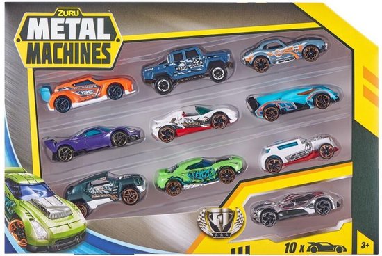 Metal Machines - Cars Series 2 - Multi Pack Car 10 Pack (6750) | bol.com