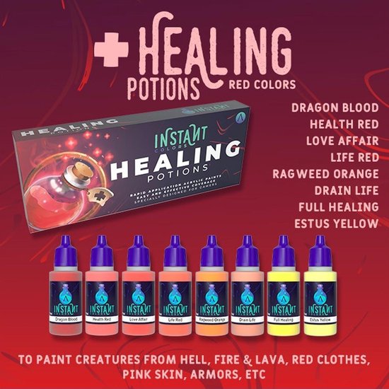 Scale 75 Healing Potions Paint Set Instant Colors - 8 kleuren - 17ml ...