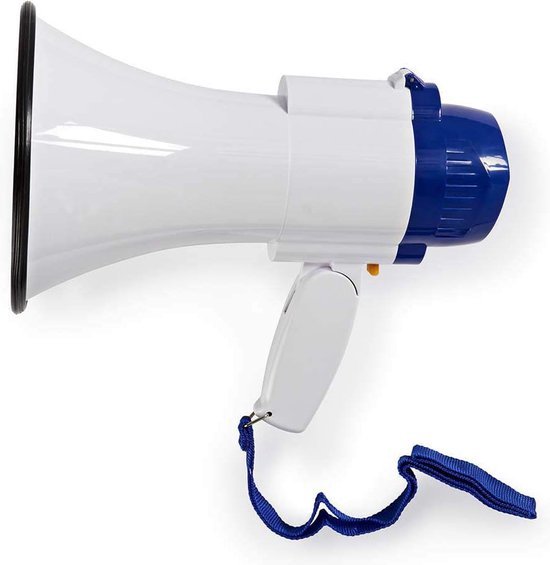 Megafoon met Sirene - Luchthoorn - Megafoon - Sirene - Megaphone | bol
