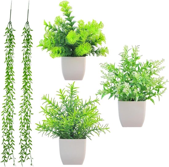 Decoratieve bloempotten voor planten - 3 stuks - Treurwilgen om aan de ...