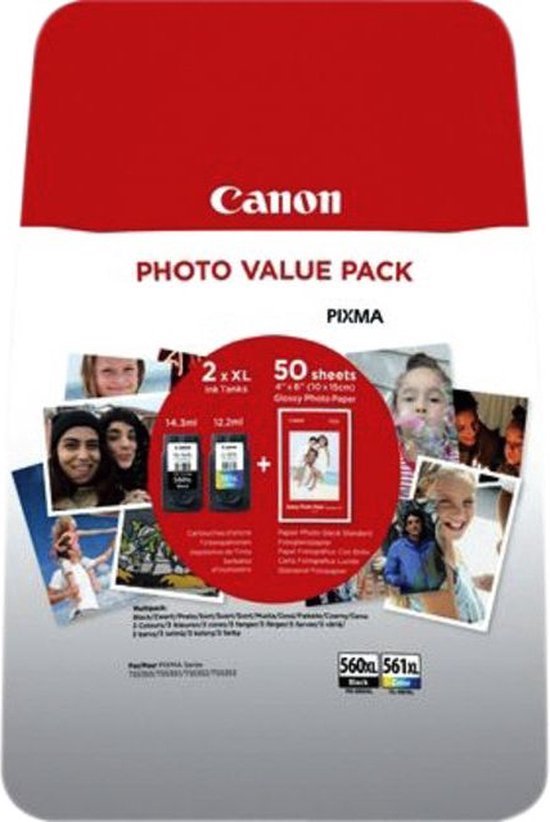 Canon PG-560XL/CL561XL - Inktcartridge - Multipack | bol