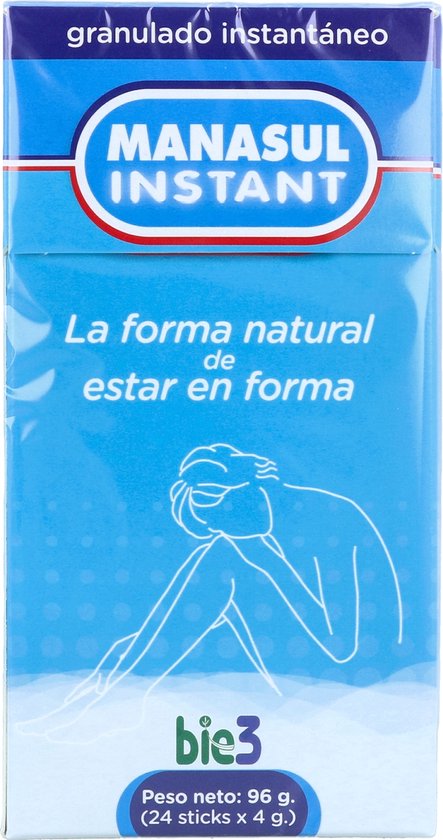 Manasul Instant Diet & Detox instant korrels 24 eenheden | Bio3 | bol