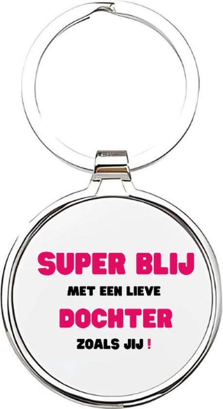 Akyol - super blij met een lieve dochter als jij Sleutelhanger - Dochter - de liefste... | bol