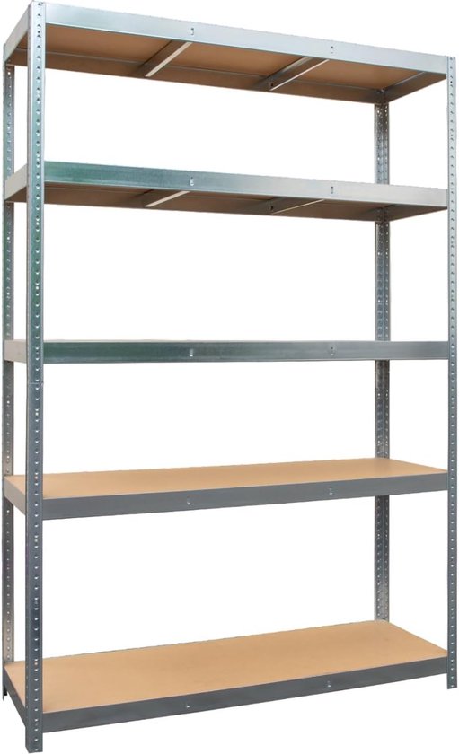 G-Rack® 180cm x 90cm x 40cm, gegalvaniseerd 5-laags (175 kg per plank ...