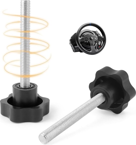 2 stuks M10 x 80 mm klemschroef voor Thrustmaster T100 T150 T300 T500 ...