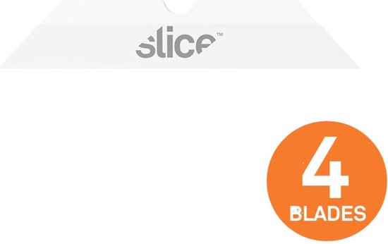 Slice 10408 Keramische reservemesjes, hoeken spits 4 stuk(s) | bol