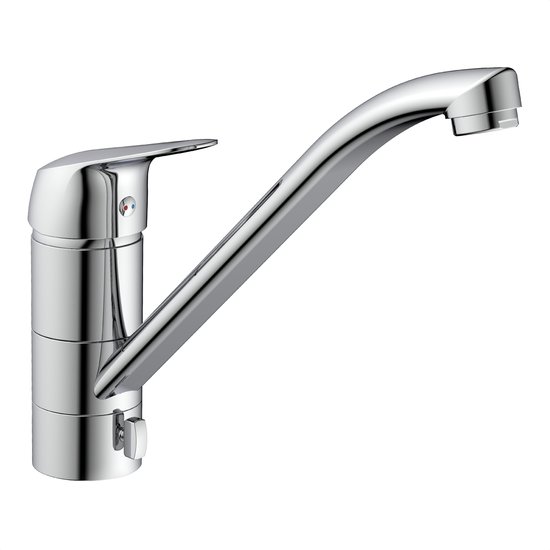 SCHÜTTE LUCA Keukenkraan - Mengkraan - Voor montage onder het raam - Chroom | bol