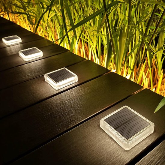 Solarlampen voor Buiten - LED Verlichting - Geschikt voor Tuin - 4 ...