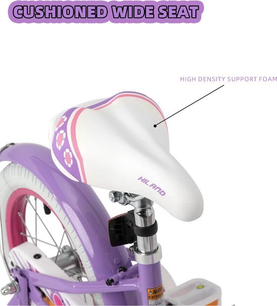 Mrs. Jones Meisjesfiets 12 inch - Kinderfiets 12 inch - Fiets 12 inch ...