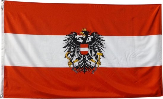 Scoby - Oostenrijkse Vlag - Austrian Flag - Oostenrijk - 90x150cm - Original Colors -... | bol