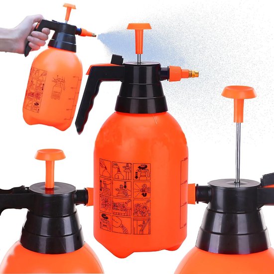 Hand Pressure Sprayer 2 Litre Capacity - Pump Sprayer for Plants ...