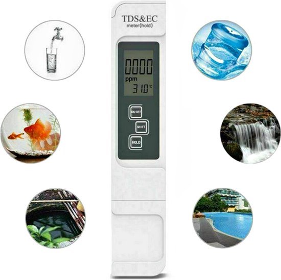 Waterhardheid tester - Temperatuur meter - Water tester - Kalk test | bol