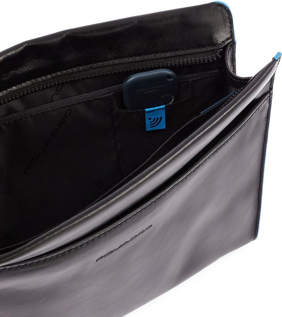 PIQUADRO Leren Tabletzak Blue Square Revamp Tablet Clutch Nero Zwart | bol