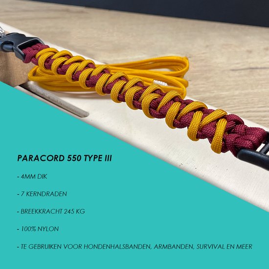 Paracord 425 type II Electric Blauw 50 Meter | bol