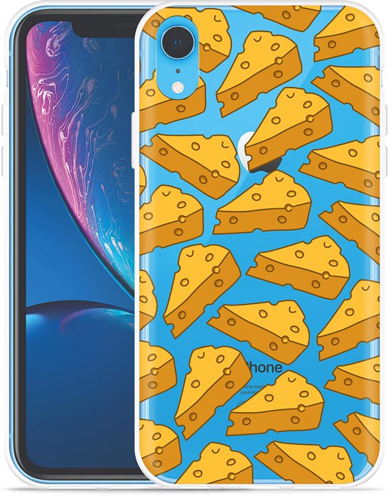 Cazy Hoesje geschikt voor iPhone Xr - Cheesy | bol