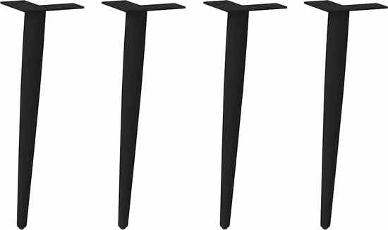 vidaXL - Salontafelpoten - conische - vorm - 4 - st - 42-43 - cm ...