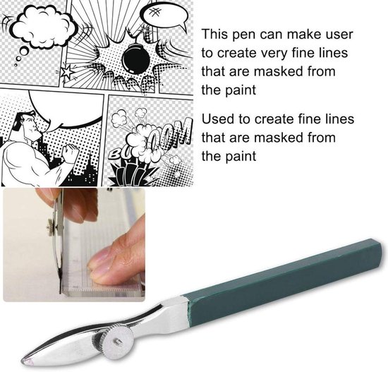 Art Ruling Pen - Precisie Liner Tool - Brede Tip - Art Design en Comic ...