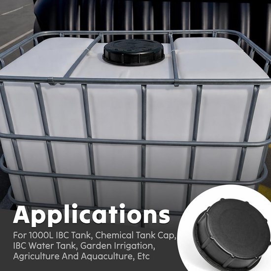 IBC Kraan S100x8 DN80 voor 1000L Watertank en Regenton - 2 Stuks | bol